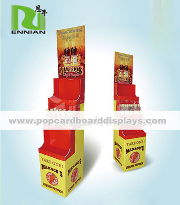Special Custom cardboard pop displays Advertising cardboard display racks For Beer supplier