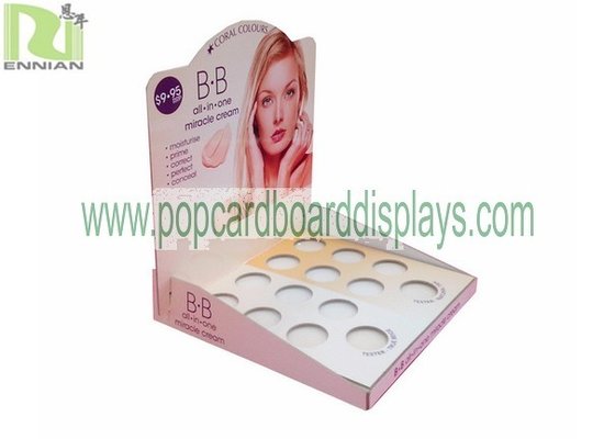 Color Printing Cardboard Counter Display For BB Cream Wiith Customized ENCB083 supplier