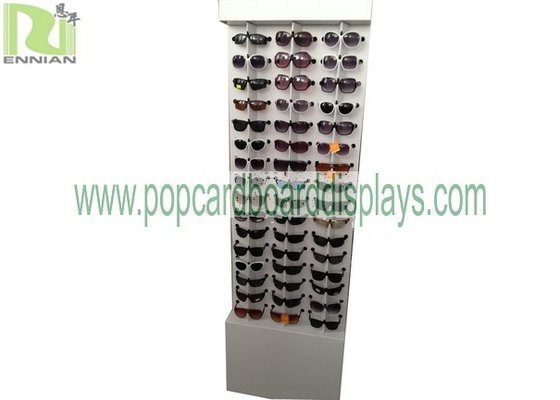 Fashion Free Standing Cardboard Eyeglasses Display Stands Used In Supermarket supplier