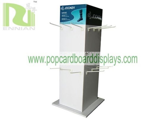 Modern POP Cardboard Displays / Paperboard floor display rack For Earring supplier