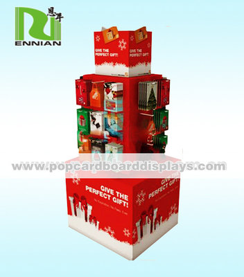 Hook Style Greeting Card POP Cardboard Displays Stand for Promotion supplier