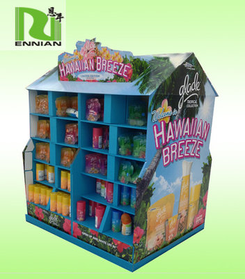 Foldable POP Cardboard Displays Tray For Food Used In Supermarket supplier
