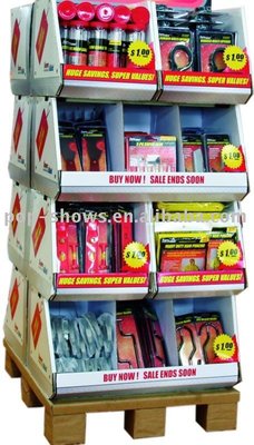 Medical Products recyclable retail pallet displays , Model Number ENPD057 supplier
