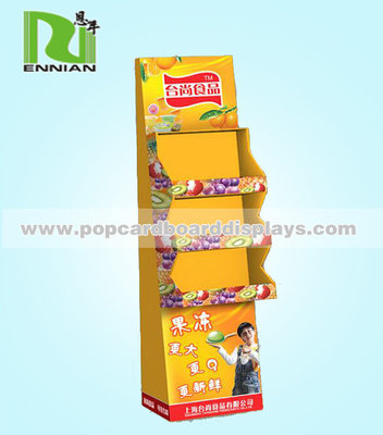 Tray Style assemble Cardboard Pallet Display For Showcase Shoes In Store supplier