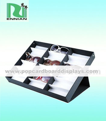 Customized CMYK Printing Eyewear Eyeglasses Display Stands Floor Standing supplier