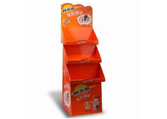 Foldable Point Of Sale Cardboard Pallet Display , Food cardboard pallet trays supplier