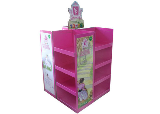 Advertising POP Pos Cardboard Pallet Display Shelf  For Shoes , Custom Printing supplier