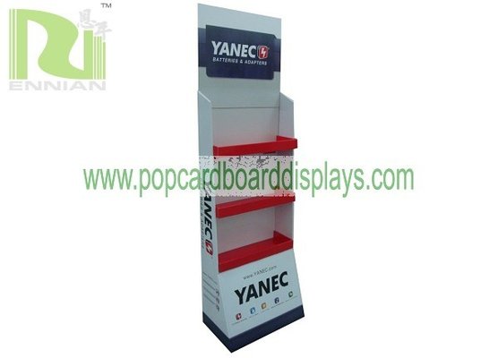 Promotional Advertising pop floor displays , cardboard display racks For Socket supplier