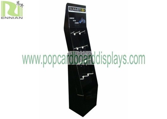 Durable Feature Cardboard Floor Displays , Plastic hook display rack printed For Stationery supplier