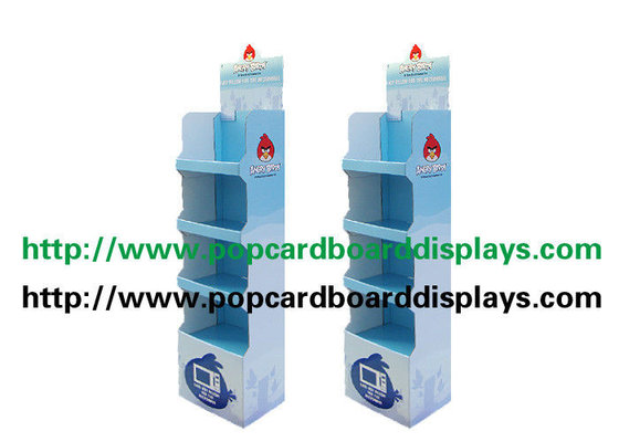 Custom Printed Multi-tier Cardboard Display Shelf For Bath Products supplier