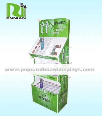 Custom Floor Standing Cosmetic Cardboard Pallet Display High Precision supplier