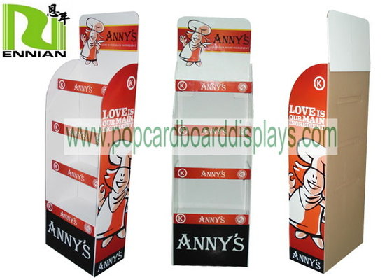 Power Wings POP Cardboard Displays , custom product display stands With Removable Header supplier