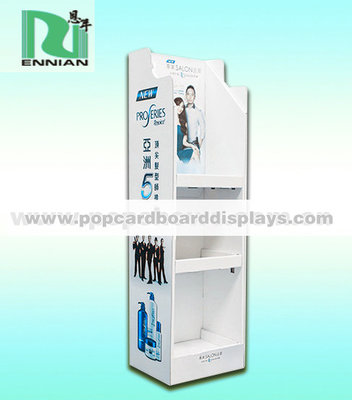 Pos Supermarket cardboard pop displays , assemble cardboard floor display stands supplier