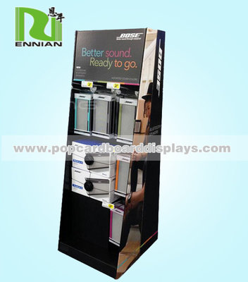 Recyclable Paper Pos Cardboard Hook Display Stand eco - friendly supplier