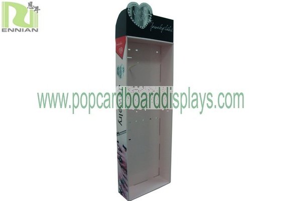 Recycled Cardboard Jewelry Cardboard Gift Display With Hooks ENSK016 supplier
