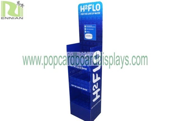 Paper Cardboard Floor Displays , Environmental Display Rack ENFD026 supplier