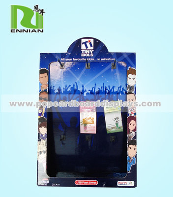Light Duty Point of purchase POS Cardboard Counter Displays with graphic and logo supplier