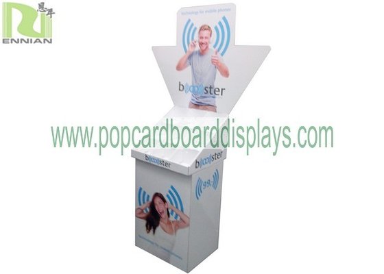 Colorful Glossy Cardboard Display Stand For Headphone , DVD Display Racks supplier