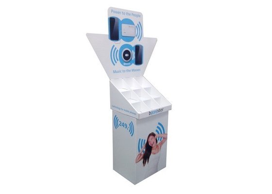 Retail POP Cardboard Displays For Earphone Cardboard Display Stand ENCB039 supplier