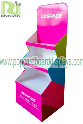 Color printing cup Corrugated Cardboard Display stand glossy lamination ENCC125 supplier