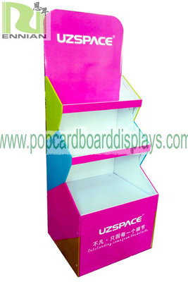 Color printing cup Corrugated Cardboard Display stand glossy lamination ENCC125 supplier