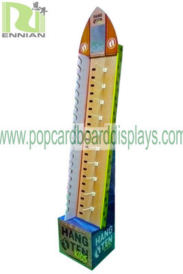 Custom Floor Sunglasses Cardboard Display Stand With Reader And Mirror supplier