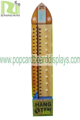 Custom Floor Sunglasses Cardboard Display Stand With Reader And Mirror supplier