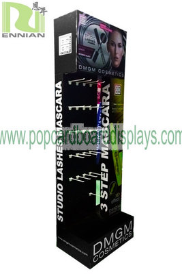 Customized Cosmetic Cardboard Display Stand With Hooks For BB And CC Cream supplier