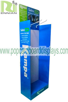 MDF Pop Cardboard Displays With Metal Hooks / Camping Tent Standee Display Enps114 supplier