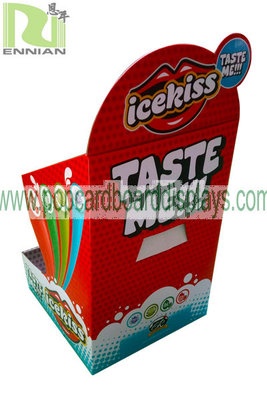 Sweet Cardboard Retail Display Stand / Candy Corrugated Cardboard Displays ENCD120 supplier