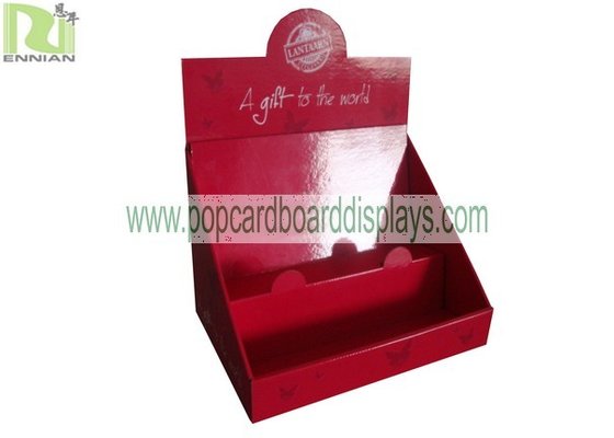 Eco-Friendly Cardboard Counter Displays for Christmas Greeting Card / Gift supplier