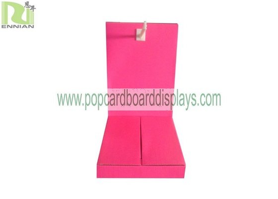 Toys Corrugated Cardboard Counter Displays With Hooks supplier