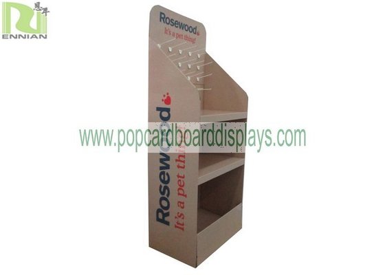Grey Corrugated Cardboard Display Stand for Food UV Lamination supplier
