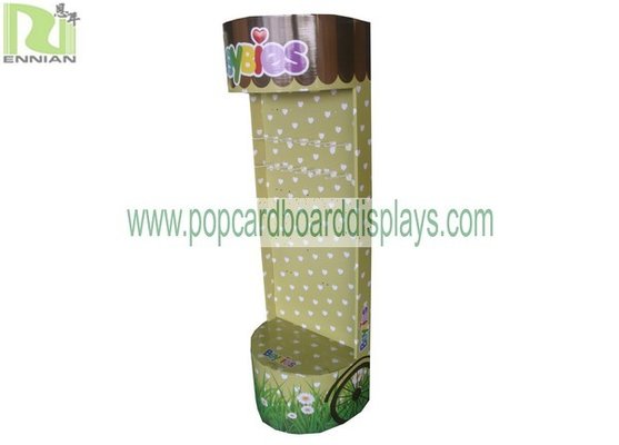 Colorful Corrugated Cardboard Display Stand Customized for PP Lamination supplier