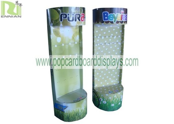 Colorful Corrugated Cardboard Display Stand Customized for PP Lamination supplier