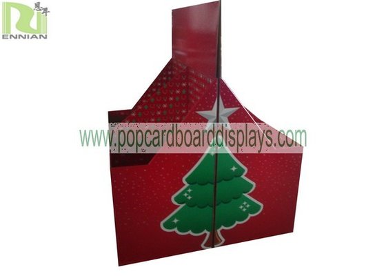 Christmas Cardboard Pallet Display Customized for Gifts Storage supplier