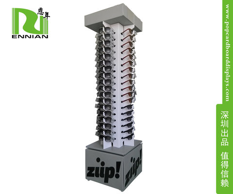 Custom POP Cardboard Floor Displays Stand Lightweight Offset / Screen Printing supplier
