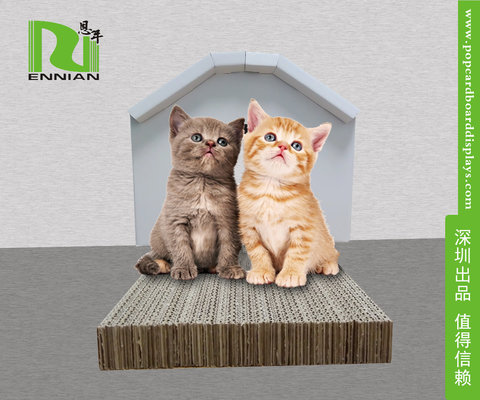 Customized Cardboard Home Furniture Pet House Lightweight And Assmenble supplier