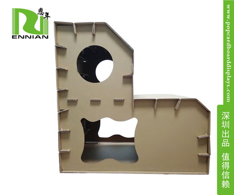 Customized corrugated cat scratcher Cardboard Home Furniture Pet House supplier
