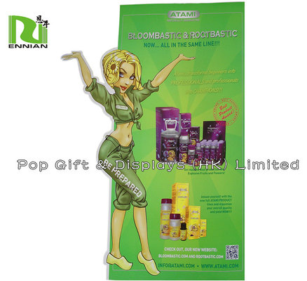 POP cardboard standee display customized any shape with LOGO supplier