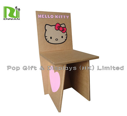 Paper Corrugated Cardboard Furniture Cardboard Bench Sets For Promotion Showcase supplier