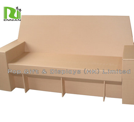 Paper Corrugated Cardboard Furniture Cardboard Bench Sets For Promotion Showcase supplier