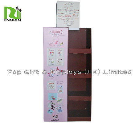 Corrugated Quarter Cardboard Pallet Display , T Shirt Display Stands supplier