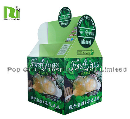 New design showing cardboard pallet display rack with double sides supplier