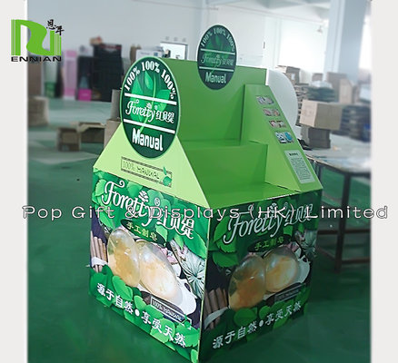 New design showing cardboard pallet display rack with double sides supplier