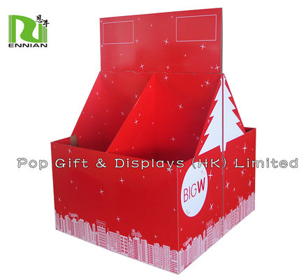 Paper Display Rack 2 Sides Pallet Cardboard Display Stand For Promotion supplier