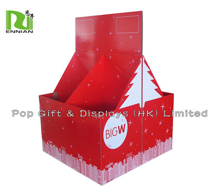 Paper Display Rack 2 Sides Pallet Cardboard Display Stand For Promotion supplier