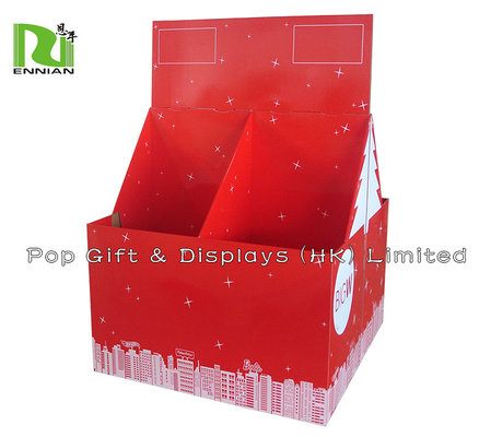 Paper Display Rack 2 Sides Pallet Cardboard Display Stand For Promotion supplier