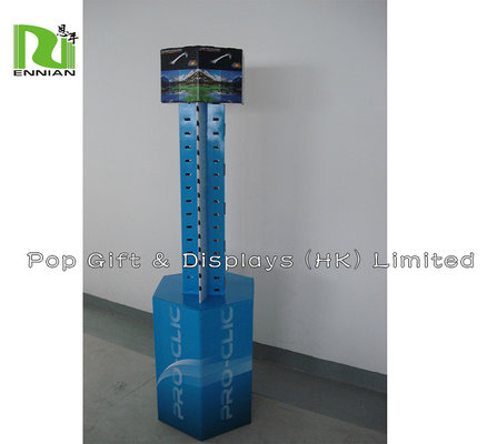Eco friendly Corrugated Cardboard Floor Displays Kiosk Custom Logo supplier
