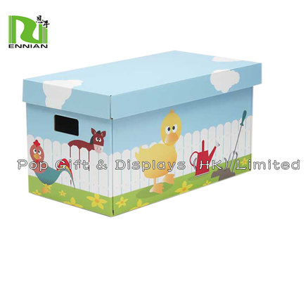 Full color print flat pack shipping cardboard toy boxes for gift box packaging supplier